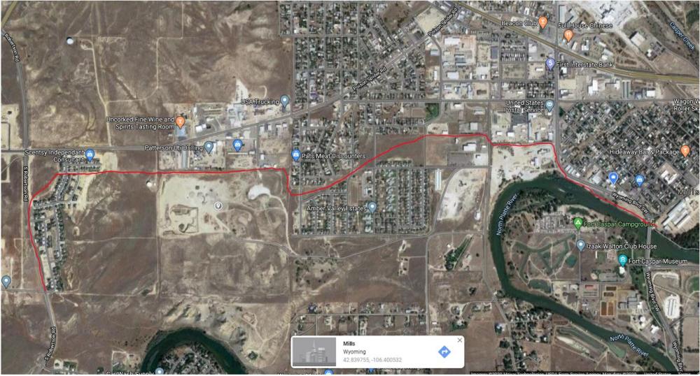 3-Mile Bike Trail | Mills WY